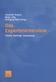 Das Experteninterview | SpringerLink