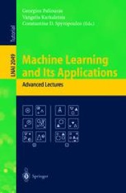 Machine Learning and Its Applications | SpringerLink