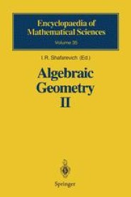 Algebraic Geometry II | SpringerLink