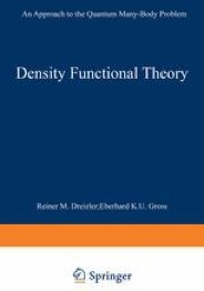 Density Functional Theory | SpringerLink