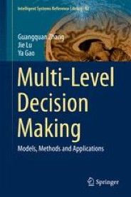 Multi-Level Decision Making | SpringerLink