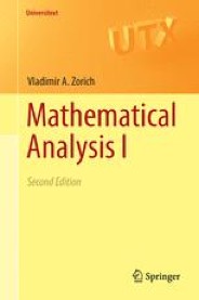 Mathematical Analysis I | SpringerLink