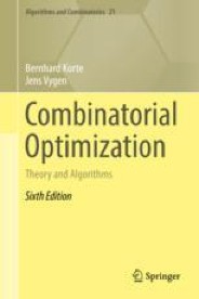 Combinatorial Optimization | SpringerLink