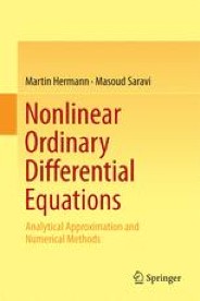 Nonlinear Ordinary Differential Equations | SpringerLink