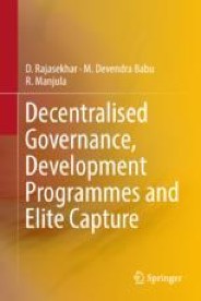 Elite Capture in Decentralised Institutions: A Literature Survey ...