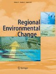Regional Environmental Change | Volumes and issues