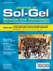 Journal of Sol-Gel Science and Technology | Volumes and issues
