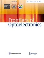 Frontiers of Optoelectronics | Volumes and issues