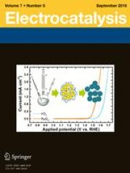 Electrocatalysis | Volumes and issues