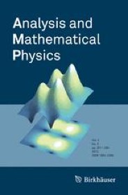 Analysis and Mathematical Physics | Volumes and issues