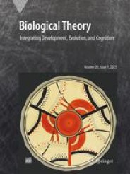 Biological Theory | Volumes and issues