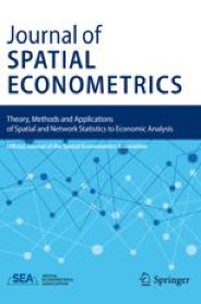 Journal of Spatial Econometrics | Volumes and issues
