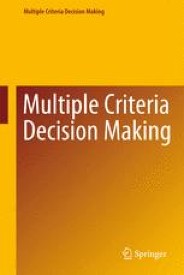 Multiple Criteria Decision Making | Book series home