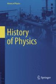 History of Physics | Book series home