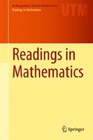 Readings in Mathematics | Book series home