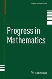 Progress in Mathematics | Book series home