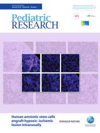 Volume 85 | Pediatric Research