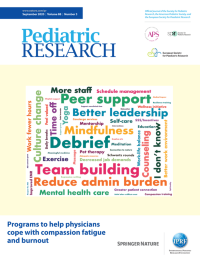 Volume 88 | Pediatric Research