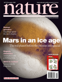 Volume 426 | Nature