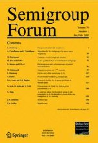 Structure theory of regular semigroups | SpringerLink