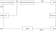 Event-based control for a class of nonlinear delayed switched systems with saturating actuators ...