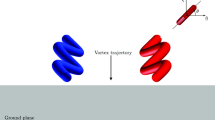 Long-Time Behavior of an Arc-Shaped Vortex Filament and Its Application ...
