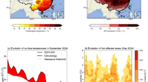 Two oceanic origins for the record-breaking extreme high temperature ...