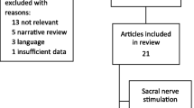 Systematic review of the management options available for low anterior ...