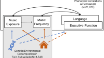 Music and Cognitive Development | Springer Nature Link