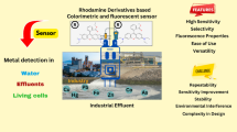 Fluorescent Rhodamine Sensors for Mercury, Iron, and Copper Ion ...