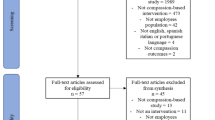 Effectiveness of Compassion-Based Interventions for Reducing Stress in ...