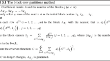 Randomized block residual steepest descent method with k-means clustering for large sparse ...