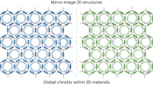 Creating chirality in the nearly two dimensions | Nature Materials