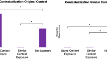 A neurally constrained computational model of context-dependent fear ...