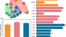 Functional trait response to aridity based on leaf trait network ...