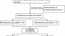 Perioperative outcomes comparison of robotic and video-assisted ...