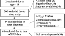 The differential impact of respiratory event scoring criteria on CPAP ...