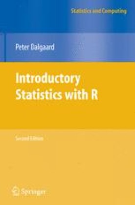 Introductory Statistics with R | SpringerLink