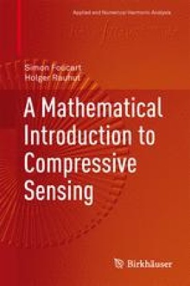 A Mathematical Introduction to Compressive Sensing | SpringerLink
