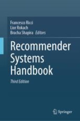 Recommender Systems Handbook | SpringerLink