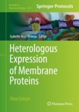 Heterologous Expression of Membrane Proteins in E. coli | SpringerLink