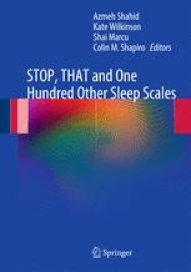 Karolinska Sleepiness Scale (KSS) | SpringerLink
