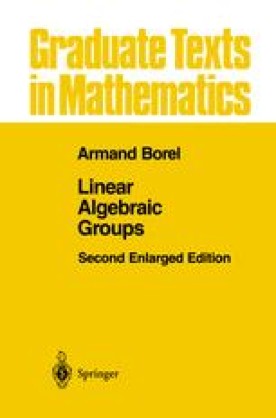 Linear Algebraic Groups | SpringerLink