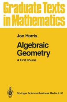 Algebraic Geometry | SpringerLink
