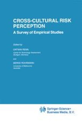 Cross-Cultural Risk Perception: State and Challenges | SpringerLink