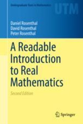 A Readable Introduction to Real Mathematics | SpringerLink