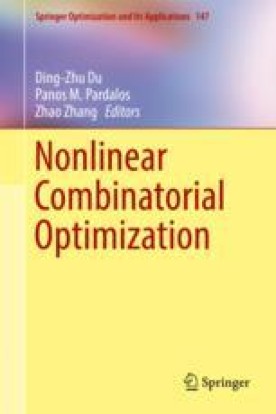 Nonlinear Combinatorial Optimization | SpringerLink