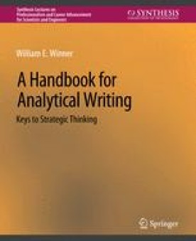 A Handbook for Analytical Writing | SpringerLink