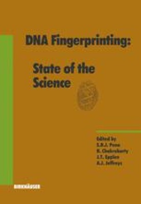 DNA Fingerprinting: State of the Science | SpringerLink