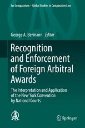Recognition and Enforcement of Foreign Arbitral Awards | SpringerLink